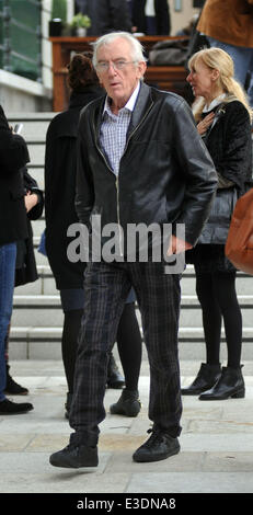 The funeral of The Pogues guitarist Philip Chevron at the Mansion House ...