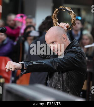 The Fray performing live on NBC's Today show at Rockefellar Plaza ...