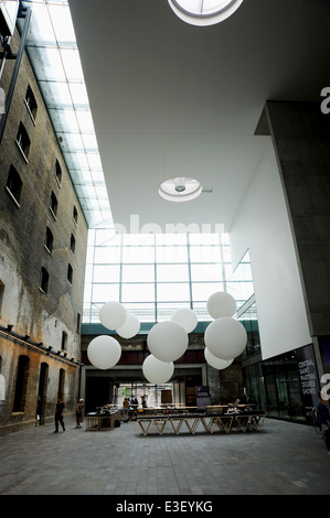 Interior of the University of the Arts London UAL building on East Bank ...