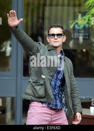 Scott Marsden outside the ITV studios Featuring: Scott Marsden Where ...
