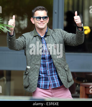 Scott Marsden outside the ITV studios Featuring: Scott Marsden Where ...