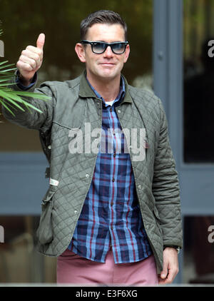 Scott Marsden outside the ITV studios Featuring: Scott Marsden Where ...
