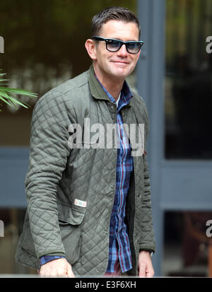 Scott Marsden outside the ITV studios Featuring: Scott Marsden Where ...