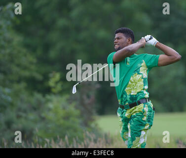 Ash, Kent, UK. 23rd June, 2014. The Open Golf Regional Qualifier played ...