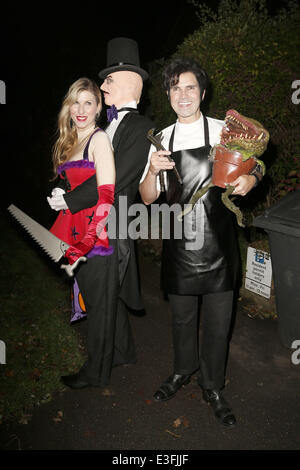 Jonathan Ross celebrates Halloween with his yearly party held at his ...