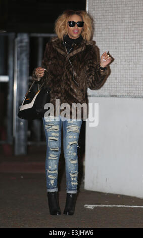 X Factor Tamera Foster outside the ITV studios Featuring: Tamera Foster ...