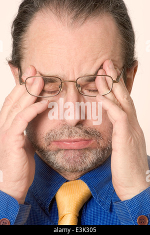 business man sighing Stock Photo - Alamy