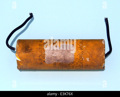 Capacitor type. Electronic component Stock Photo - Alamy