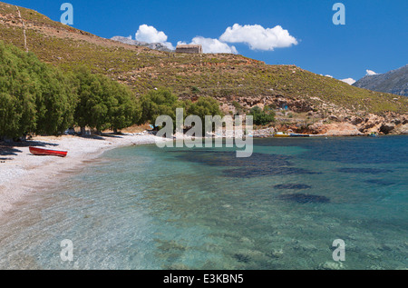 Emborios bay at Kalymnos island in Greece Stock Photo - Alamy
