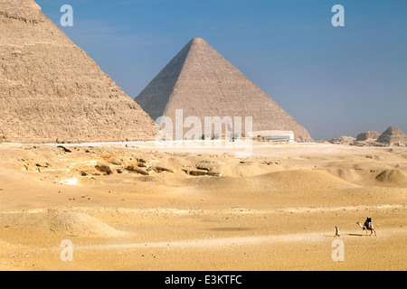 View of the Pyramids near Cairo city in Egypt Stock Photo - Alamy