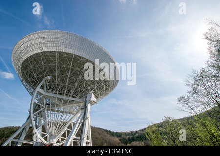 Radio Telescope Effelsberg in Germany with a diameter of 100 meters ...