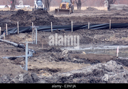Silt fences are used in national parks to prevent soil erosion and ...