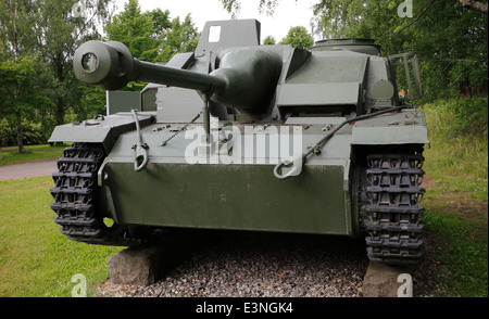 STU-40 tank on display in Lappeenranta Finland Stock Photo - Alamy