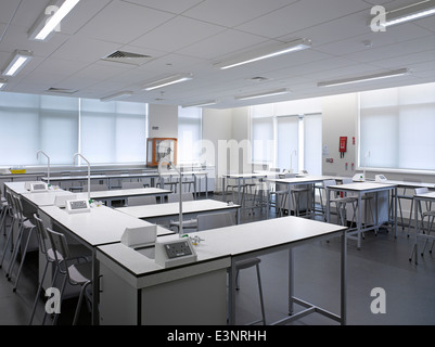 Classroom interior of Longfield Academy, Kent, England, UK Stock Photo ...
