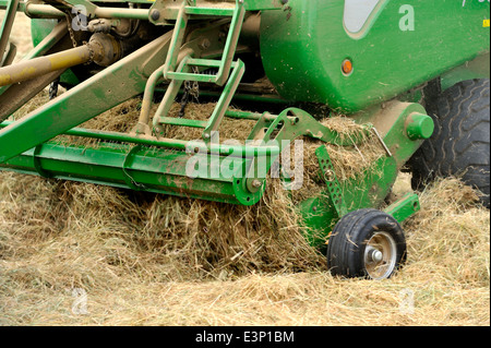 Tractor raking grass for silage harvesting Orkney Mainland LA005333 ...