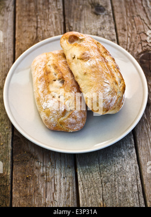 Corn bread rolls with butter Stock Photo - Alamy