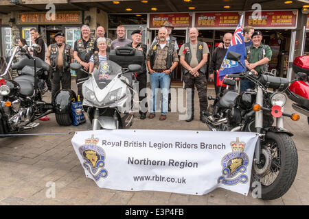 Royal British Legion Riders Branch motorcyclists attend a remembrance ...