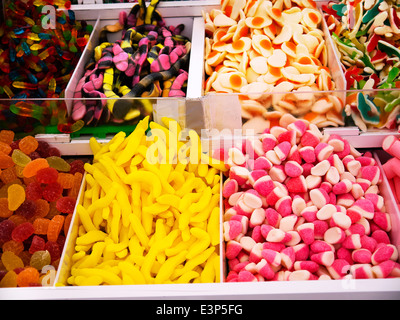 Sweets on market in Benidorm Costa Blanca Spain Stock Photo - Alamy