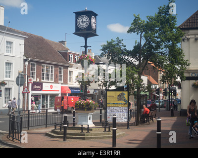 Driffield town centre street market, East Yorkshire, England, UK, GB ...