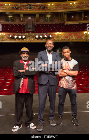 Lenny Henry and Larrington Walker at the press launch of Rudy's Rare ...