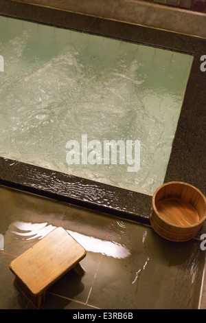 Indoor onsen hot spring bath in Gero, Japan, Asia Stock Photo - Alamy