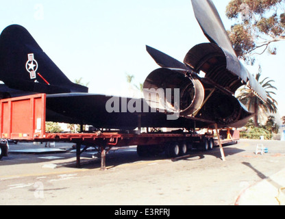 The Lockheed A-12, an early reconnaissance aircraft developed for the ...