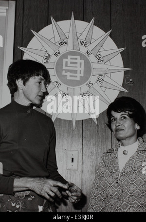 This photo captures Pilot Kathleen Wood and Co-pilot Clarissa Holcomb ...