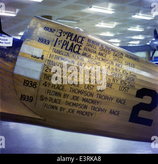 Photograph of the Wedell-Williams Model 44, an air racing aircraft ...
