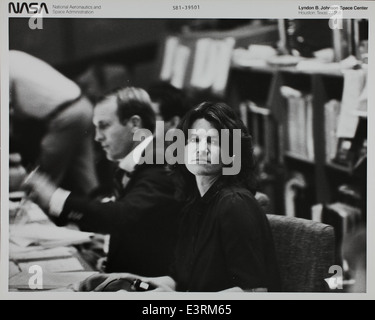 A photograph of Sally K. Ride, the first American woman in space. This ...