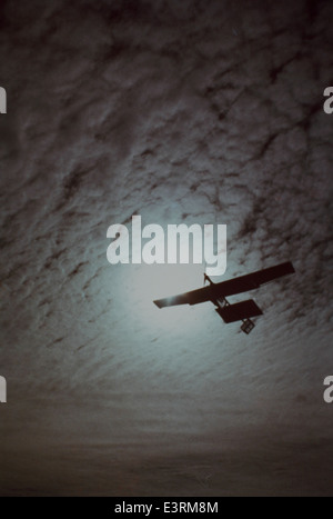 The Solar Challenger, a pioneering solar-powered aircraft, is shown in ...