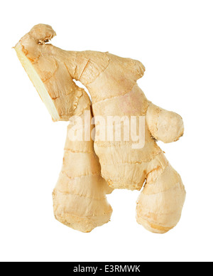 ginger close-up isolated on white background Stock Photo - Alamy
