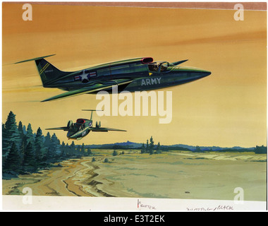 The Ryan XV-5 Vertifan, an experimental tilt-wing aircraft developed by ...