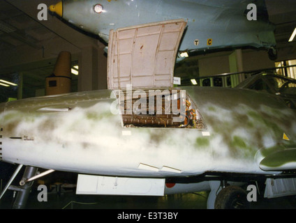 NAZI JET FIGHTER WW2 German Messerschmitt Me-262 jet fighter of the ...