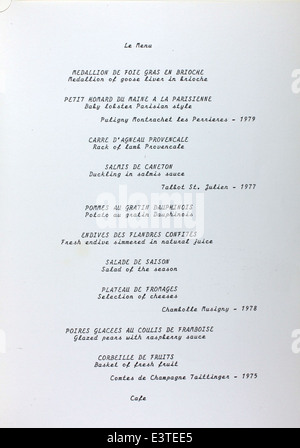 The Air France Menu collection features a variety of airline menus ...