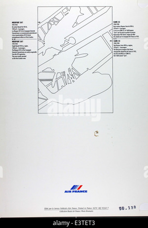 The Air France Menu collection features a variety of airline menus ...
