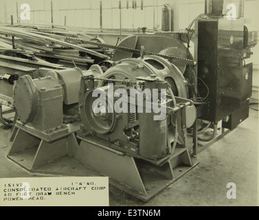 The interior of the Consolidated/Convair Aircraft Factory in San Diego ...