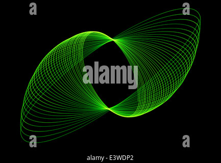 Pendulum light trace pattern Stock Photo - Alamy