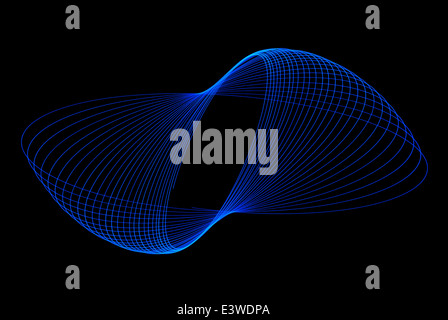 Pendulum light trace pattern Stock Photo - Alamy