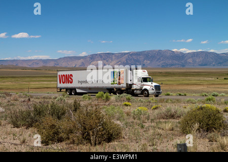 A Vons grocery store delivery truck with the inscription , "Ingredients ...