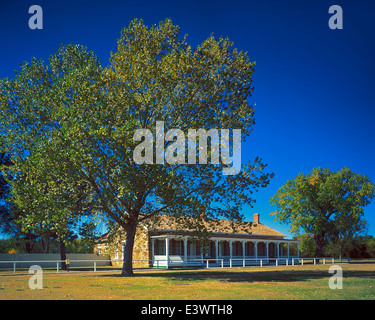 USA, Kansas, Larned, Fort Larned National Historic Site, mid-19th ...
