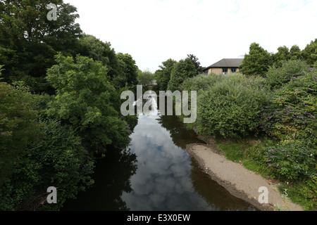 A view of the River Dodder taken at a location near Milltown in South ...