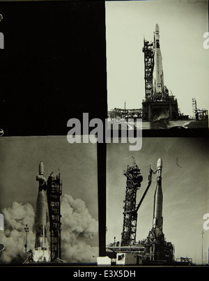 The Atlas Agena rocket launch, a key part of space exploration ...