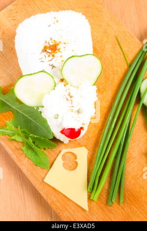 fun food for kids - mouse with cheese Stock Photo - Alamy