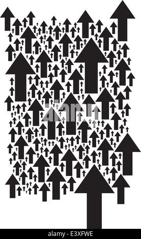 background with lots of arrows ? vector illustration Stock Vector Image ...
