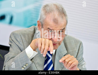 Nuremberg, Germany. 01st July, 2014. CEO of Diehl Group, Thomas Diehl ...