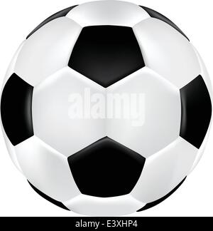 soccer or football close up detailed illustration Stock Vector Image ...