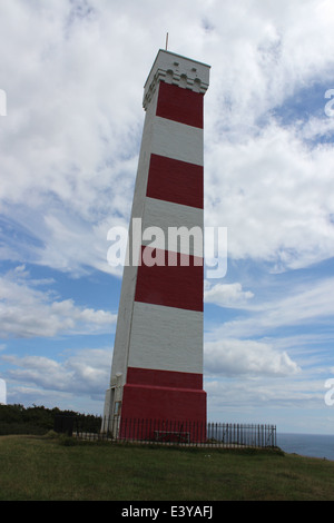 Gribbin Daymark, Gribbin Head, Fowey, Cornwall Stock Photo - Alamy