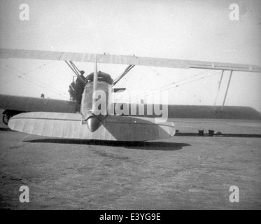 A 1925 Ryan aircraft from the Lindbergh collection, displayed at the ...