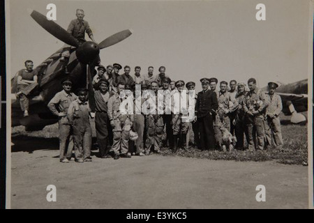 Photograph of a Dewoitine D520 aircraft, a French World War II fighter ...