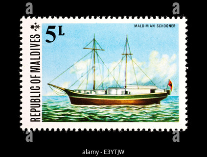 Postage stamp from the Maldive Islands depicting the constellation ...